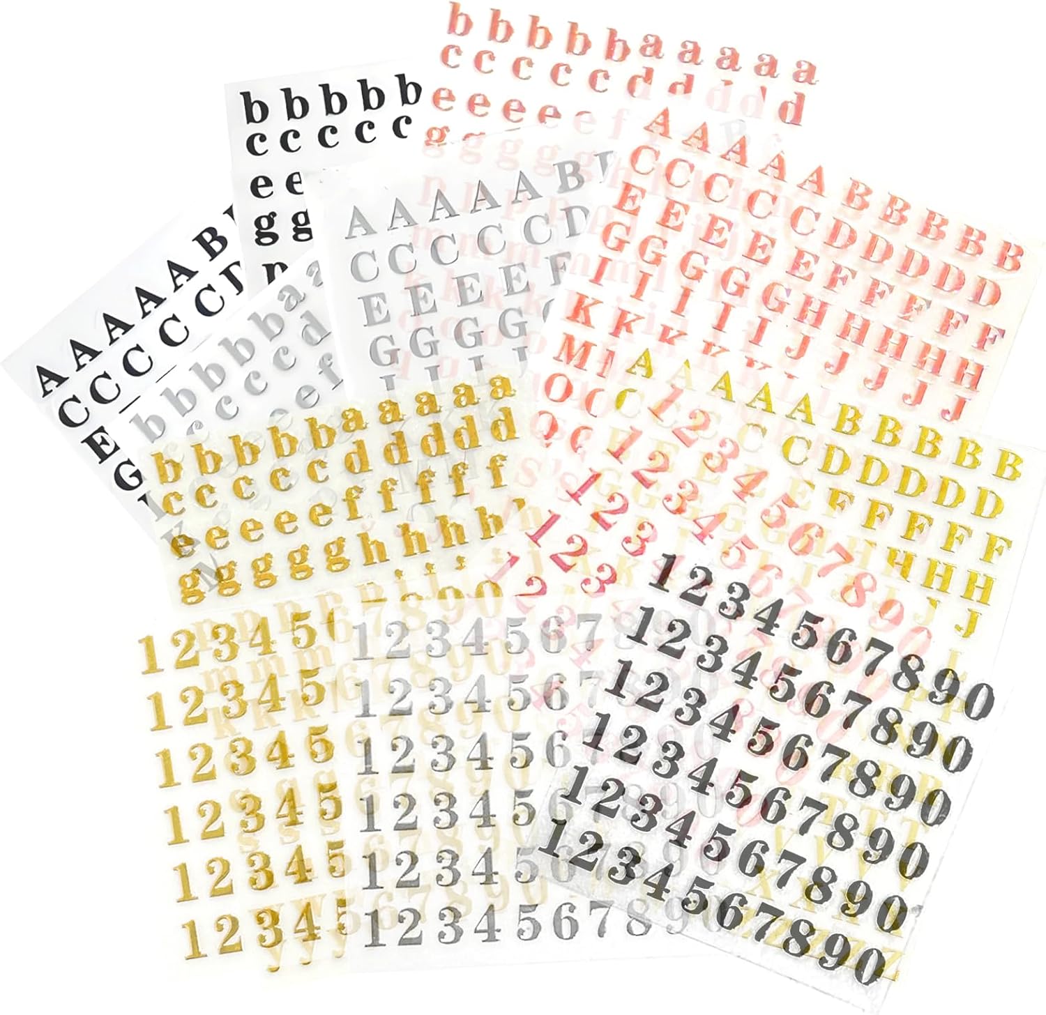 Zahlen Und Buchstaben Zum Aufkleben