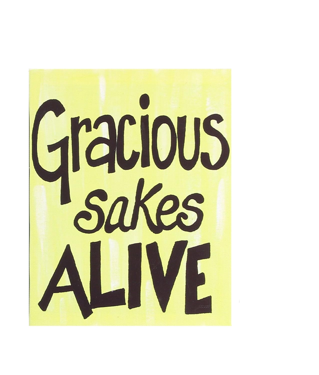 Buy Young's Gracious Sakes Alive Canvas Wall Sign, 10-inch Online at ...