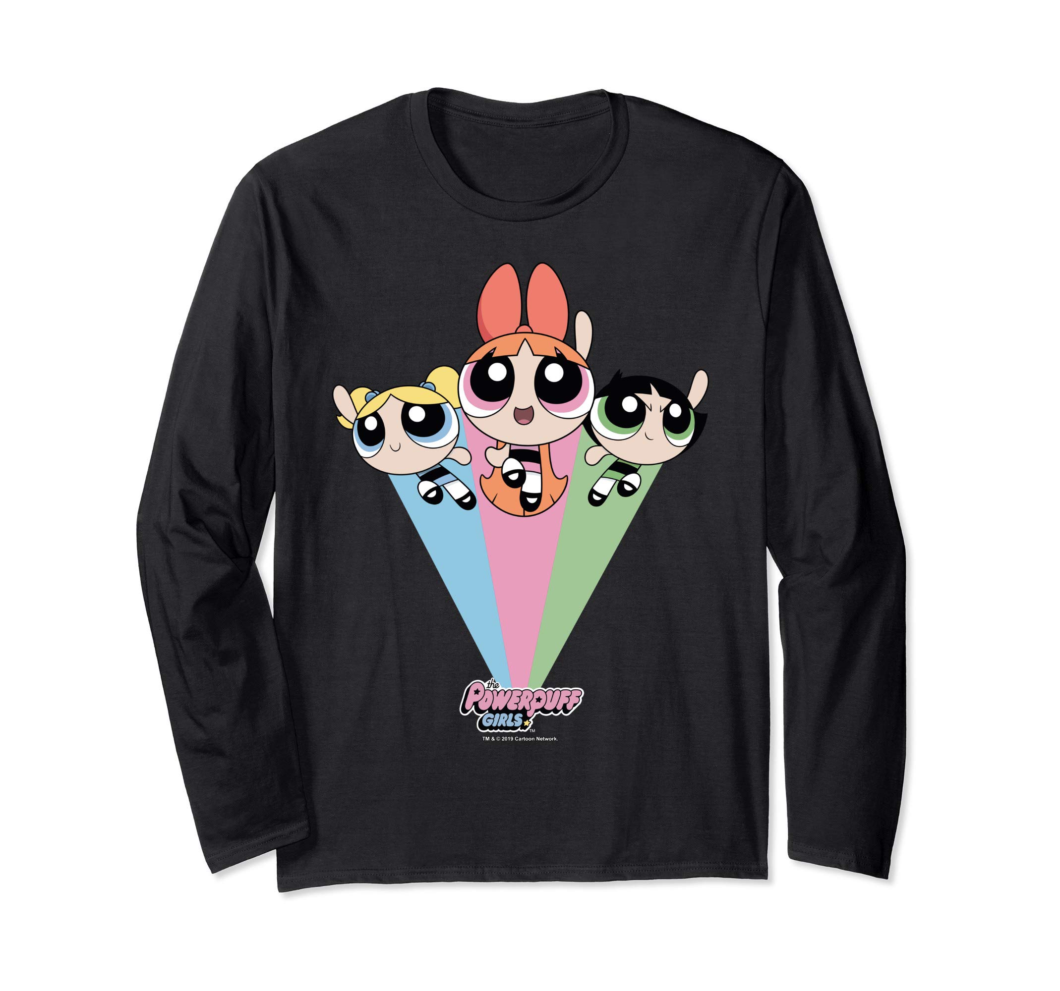 Amazon.com: CN The Powerpuff Girls Group Shot Long Sleeve T-Shirt ...