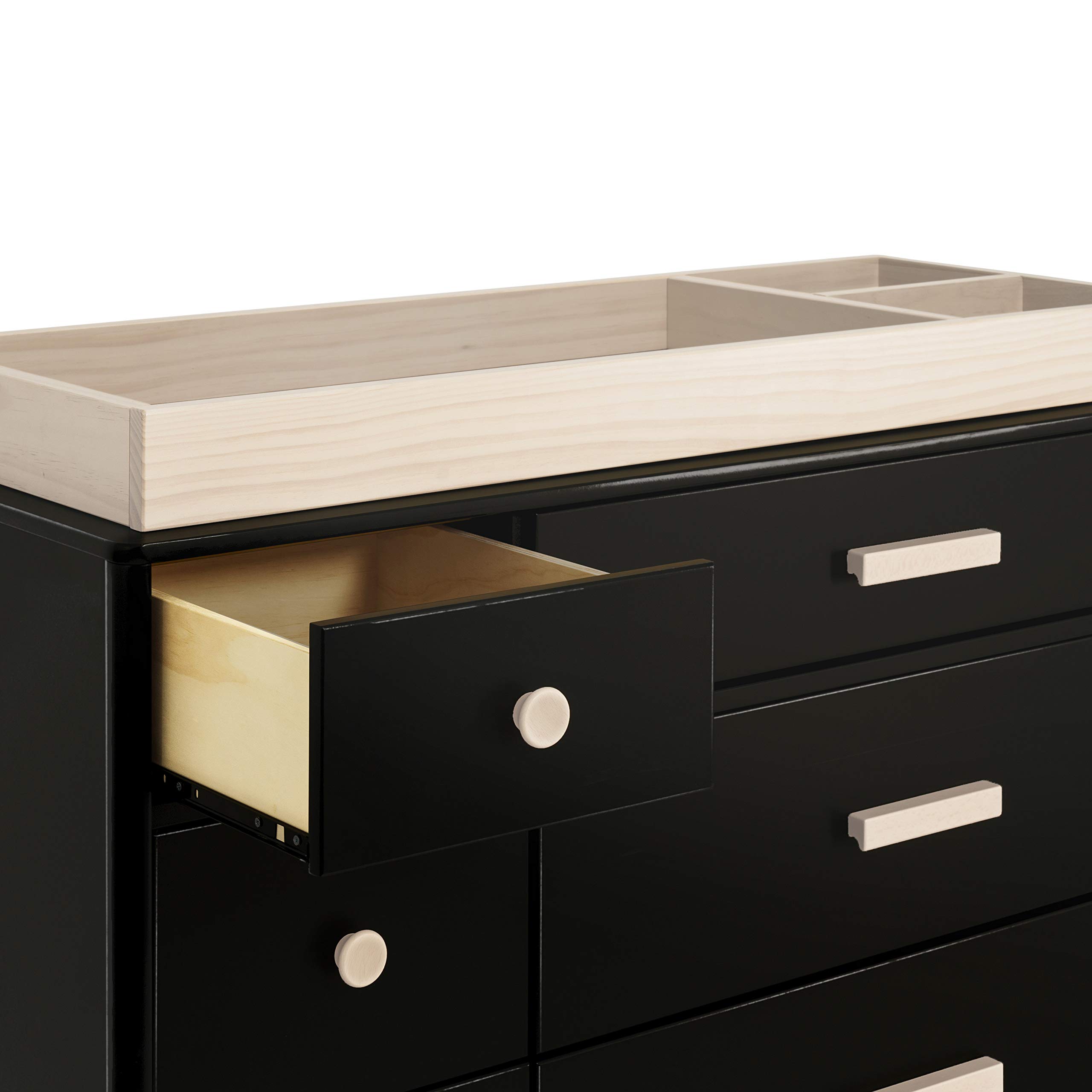 Babyletto Lolly 6-Drawer Assembled Double Dresser in Black and Washed ...