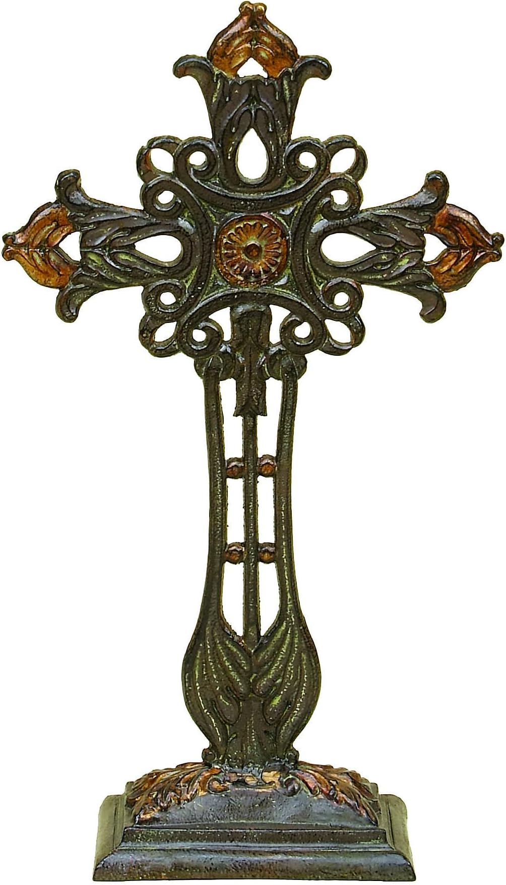 Amazon.com: Three Crosses Metal Nail Distressed Brown 8 x 9.5 Metal ...