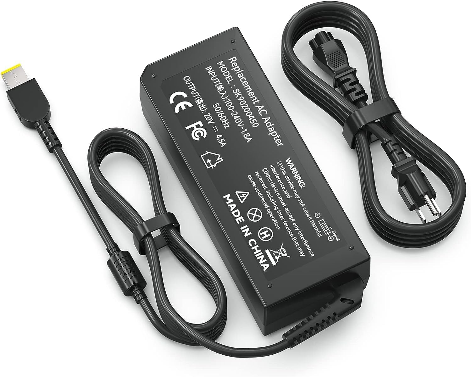 Amazon.com: Lenovo 90W Slim Tip Ac Adapter ( 0B46994, ADLX90NLC2A ...
