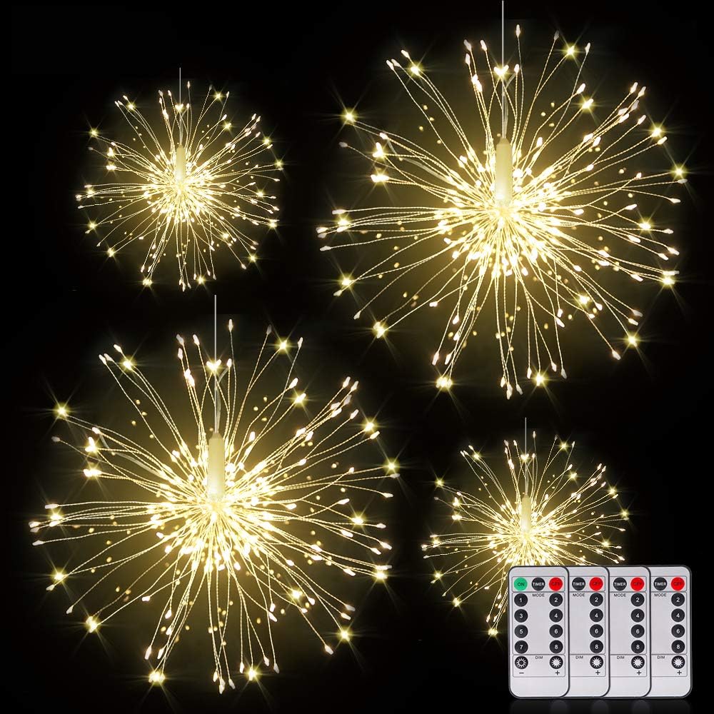 LetsFunny Fairy String Lights Christmas Lights, LED DIY 8 Modes ...