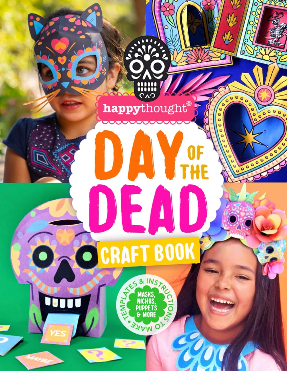 DAY OF THE DEAD CRAFT BOOK: Templates and instructions to make a mask ...