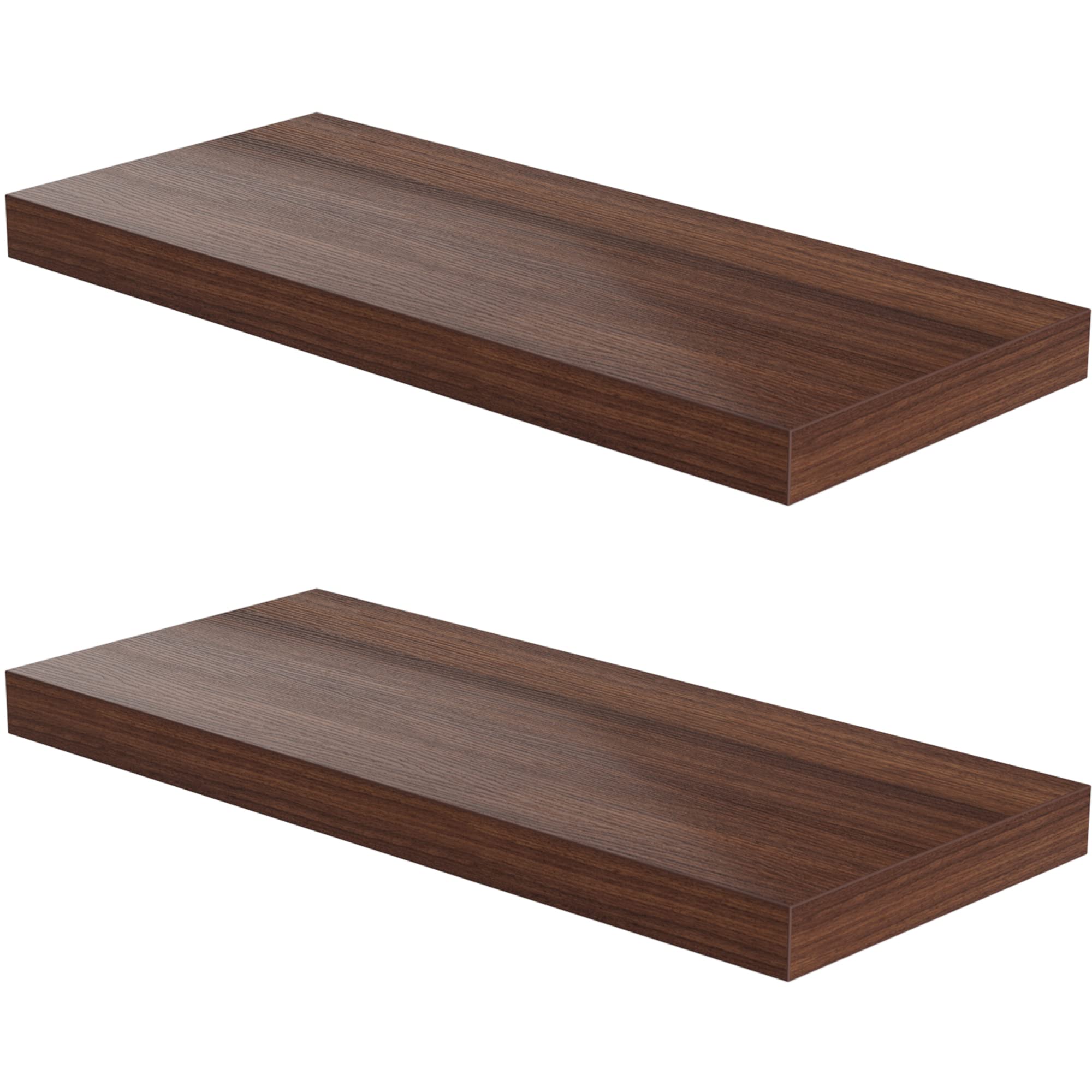 JPND Floating Shelf, Set of 2 Wall Shelf, 36 in W x 12.75 in D x 2 in H ...