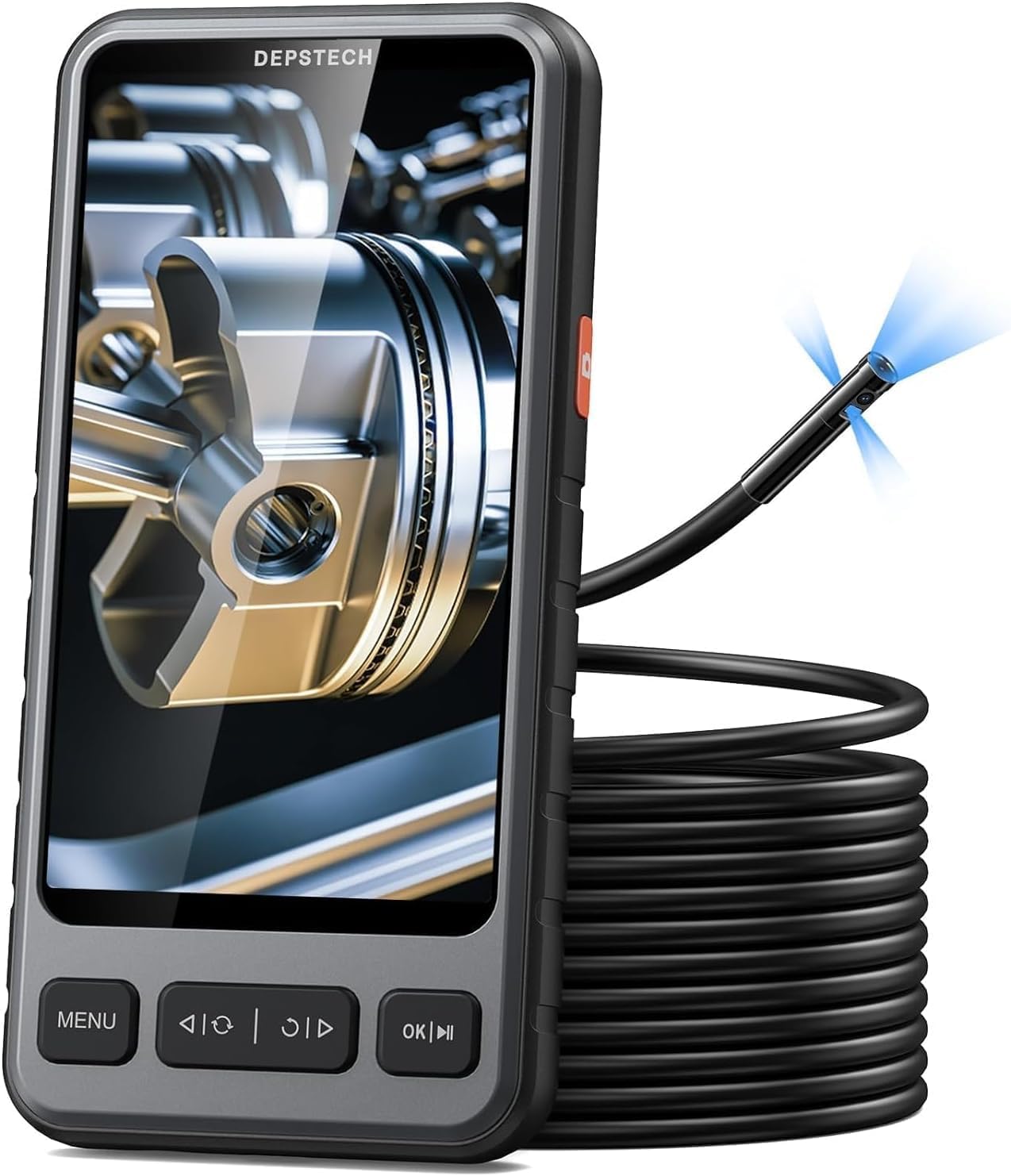 DEPSTECH Caméra Endoscopique Triple Objectif,Endoscope à Étanche IPS 5 ...