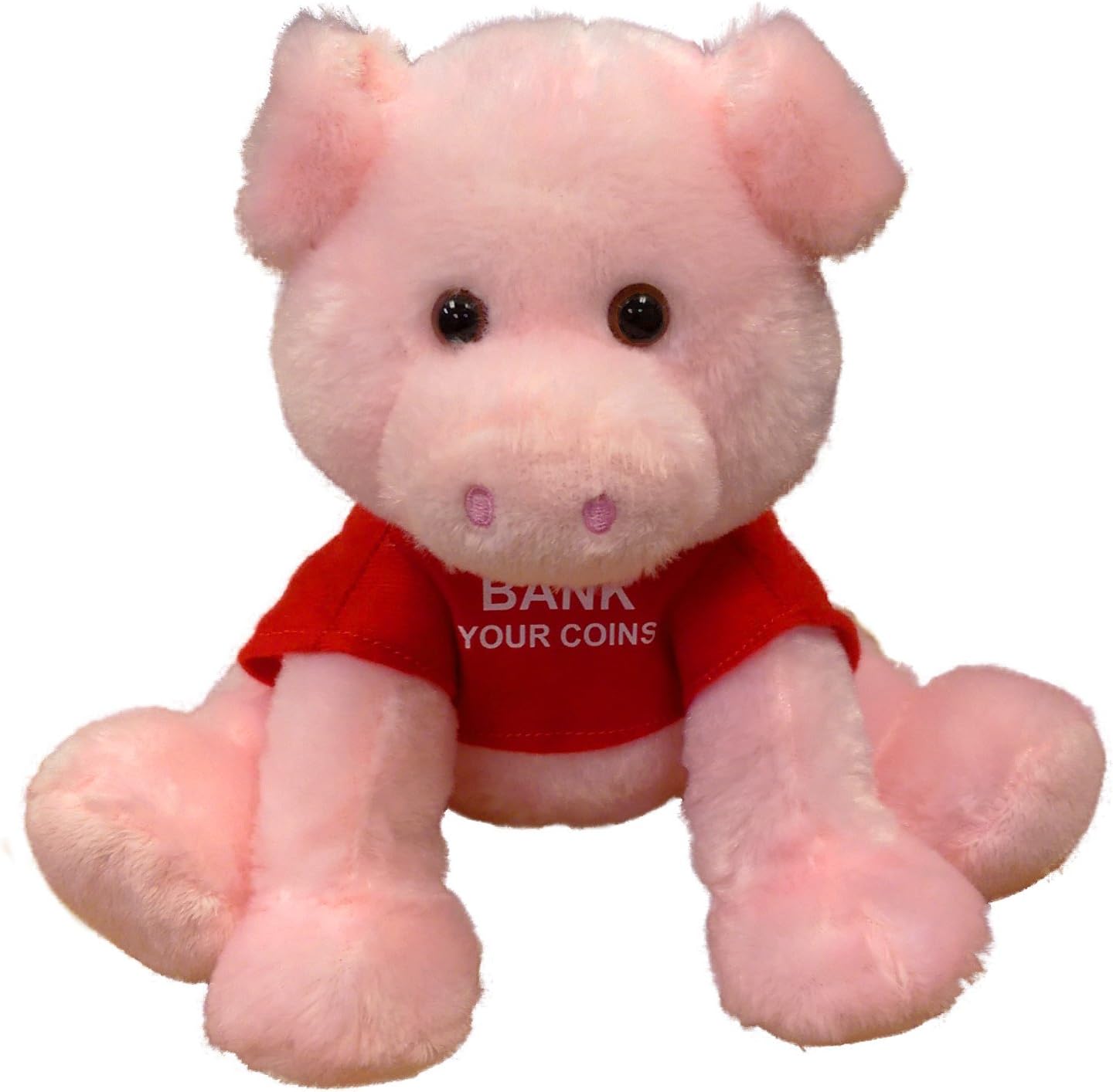 Amazon.com: Anico Plush Toy, Stuffed Animal, Coin Bank, Pink Pig : Toys ...