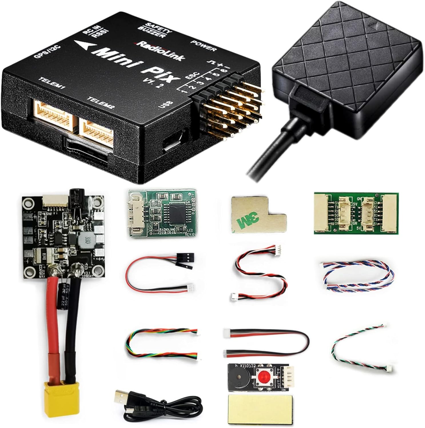 HTLNUZD Radiolink Mini PIX Flight Controller V1.2 with Mini M8N TS100 ...