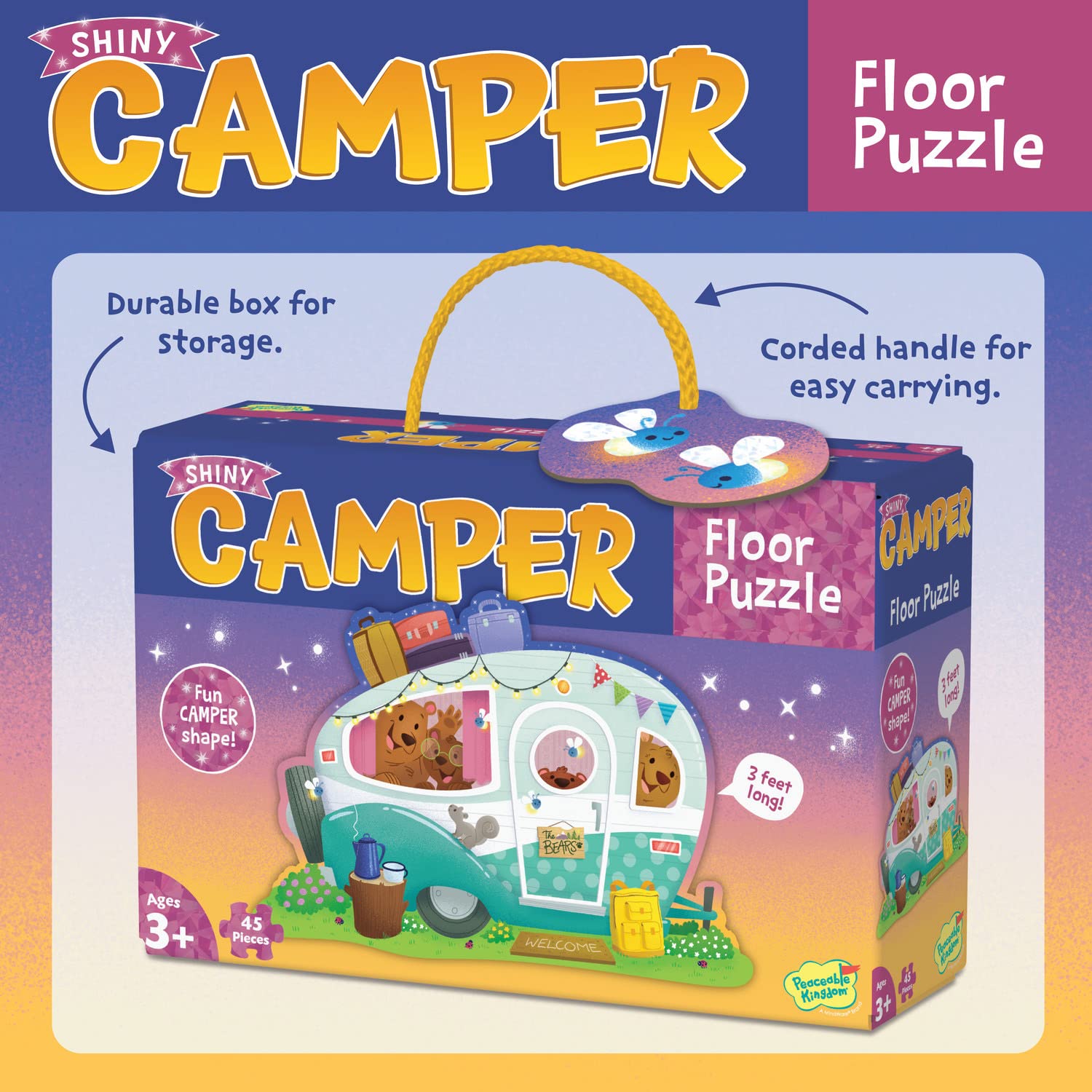 Snapklik.com : Shiny Camper Floor Puzzle Giant Camping Puzzle For Kids ...