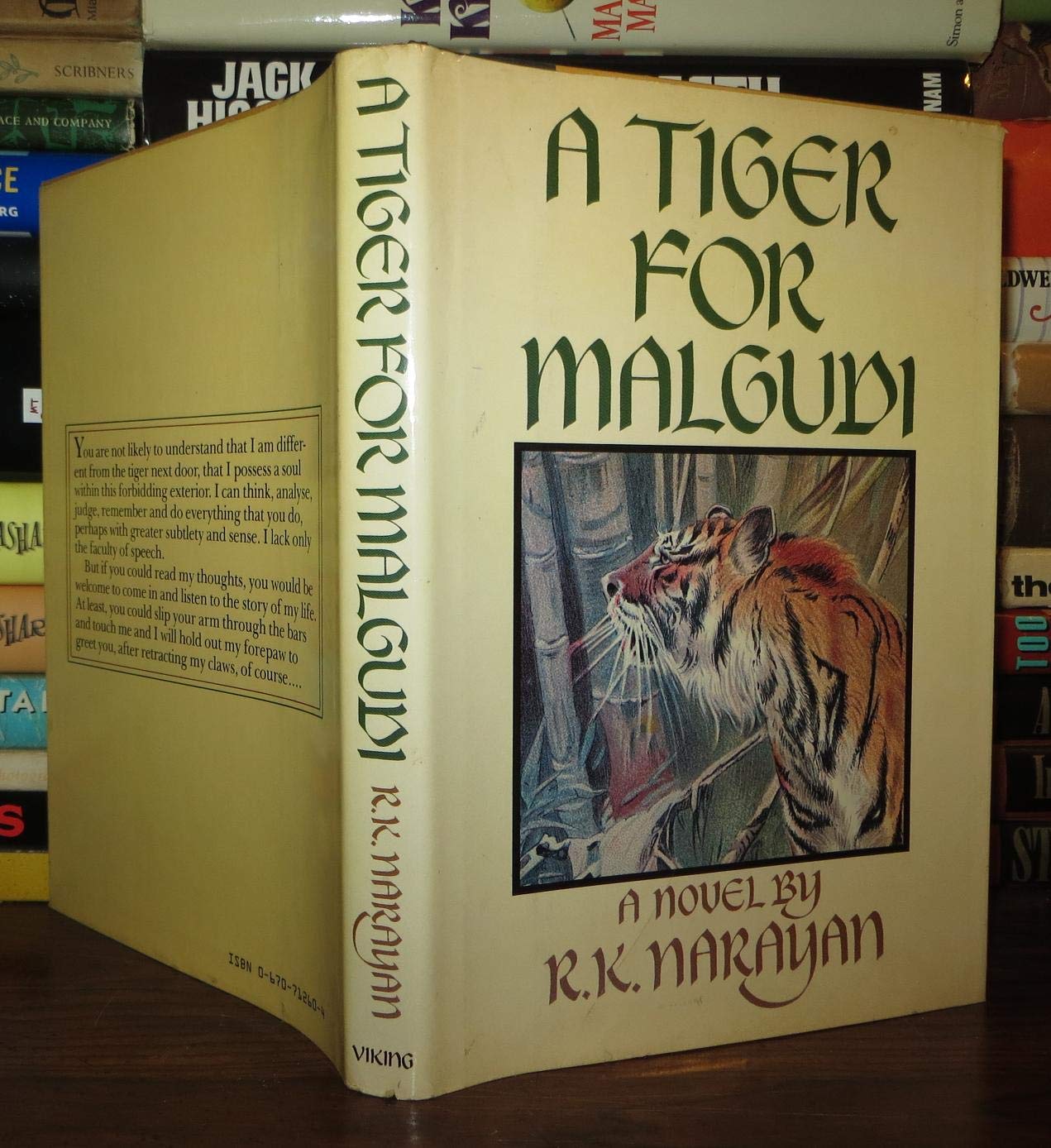 Amazon.com: A Tiger for Malgudi: 9780670712601: Narayan, R. K.: Books
