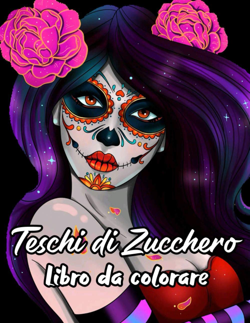 Buy Teschi di zucchero libro da colorare: Bellissimi disegni e disegni ...