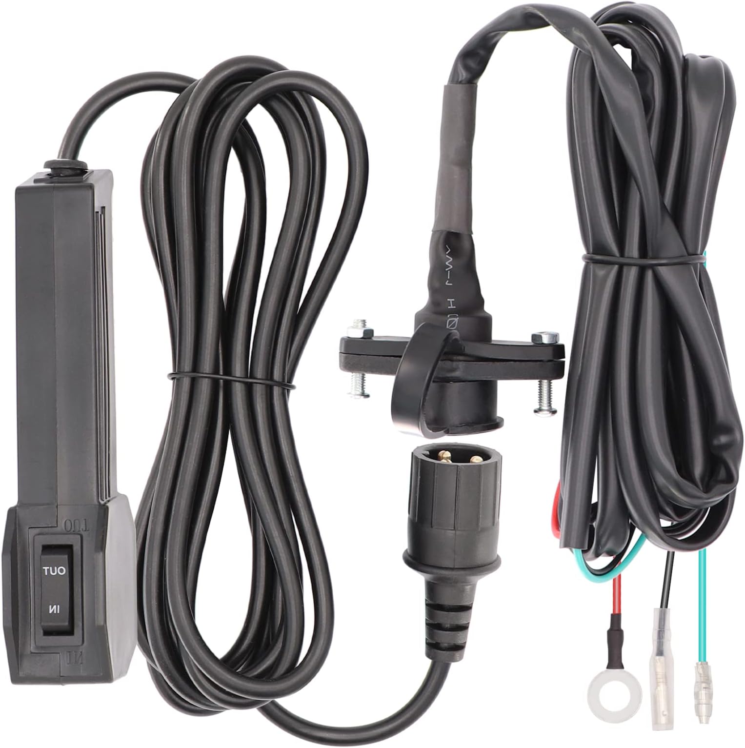 Amazon.com: Saihisday 12V Winch Rocker Thumb Switch with Mounting ...