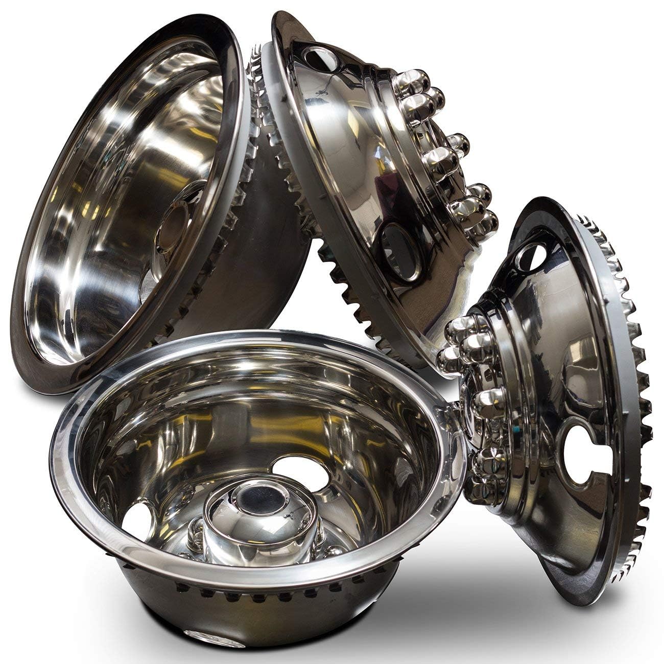 Amazon.com: Generic 16"" dually hubcaps Set, 1603s : Automotive