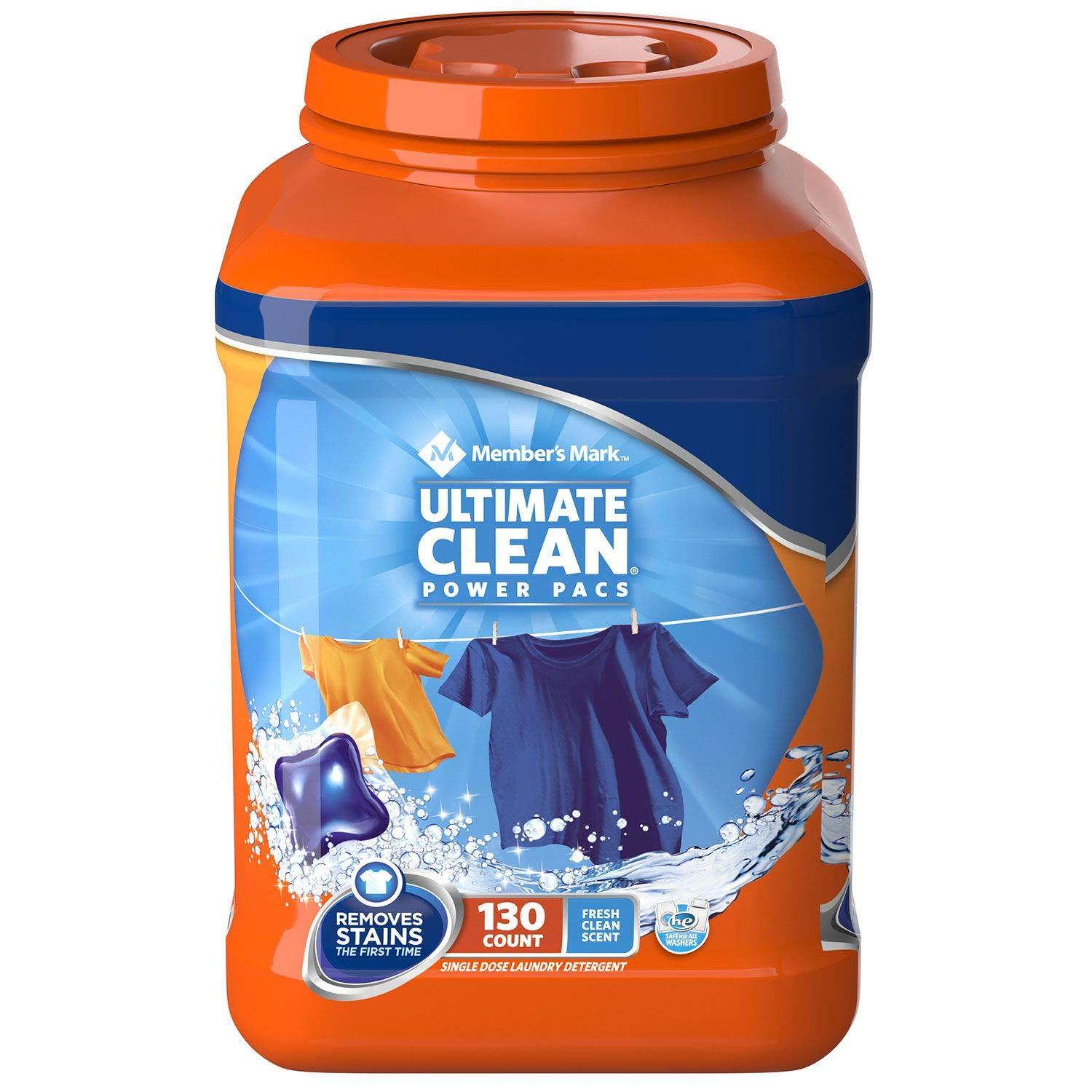Amazon.com: Member's Mark Ultimate Clean Power Packs, 130 Count ...