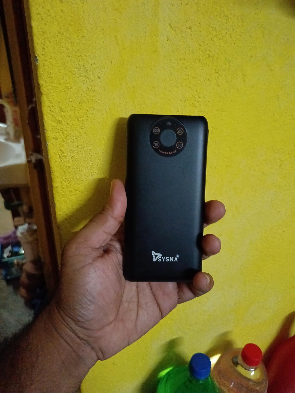 Syska 10000 mAh 12W P1049 Power Bank (Black, Lithium Polymer) Fast ...