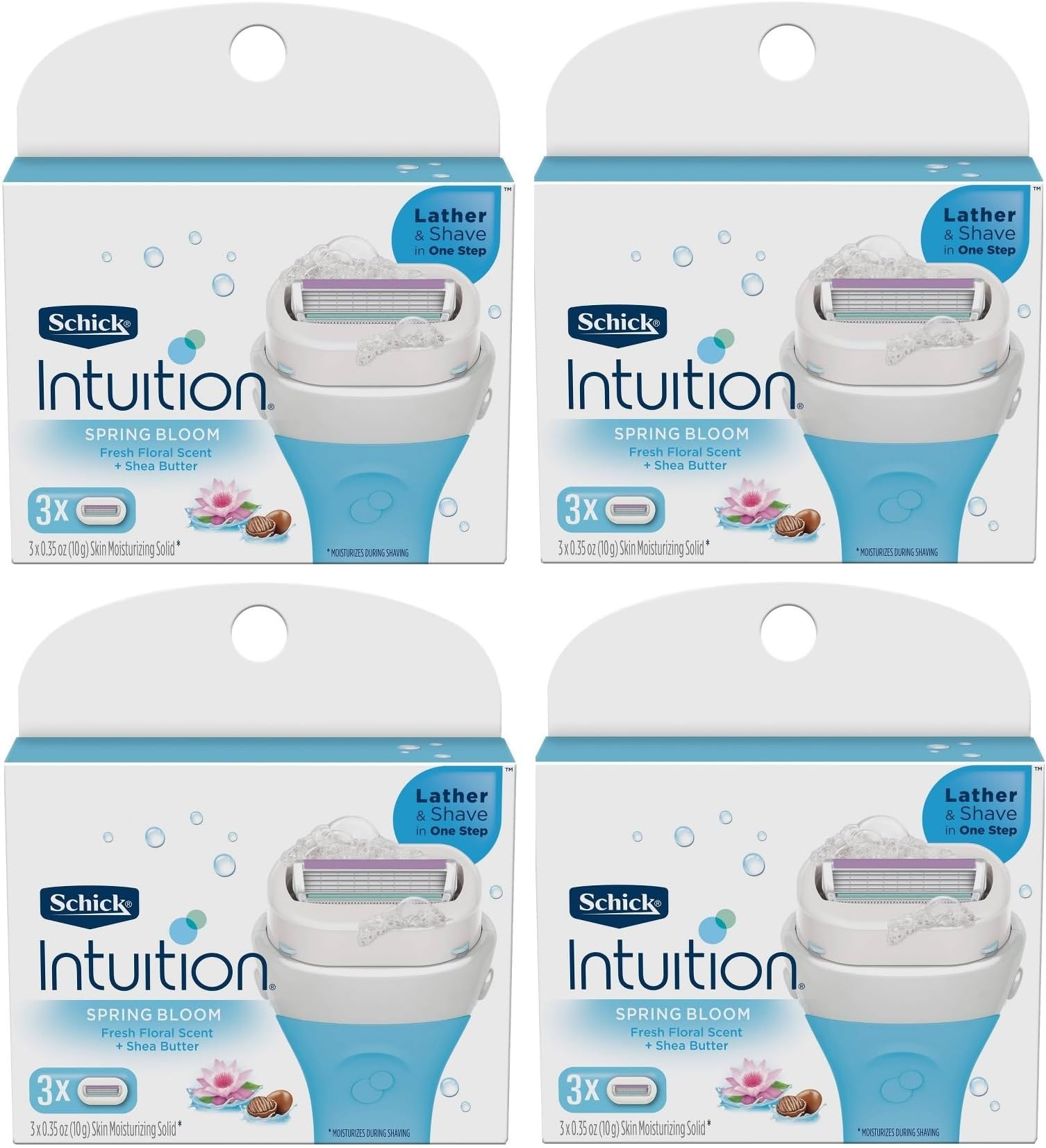 Amazon.com: Schick Intuition Pure Nourishment Women's Razor Refills ...