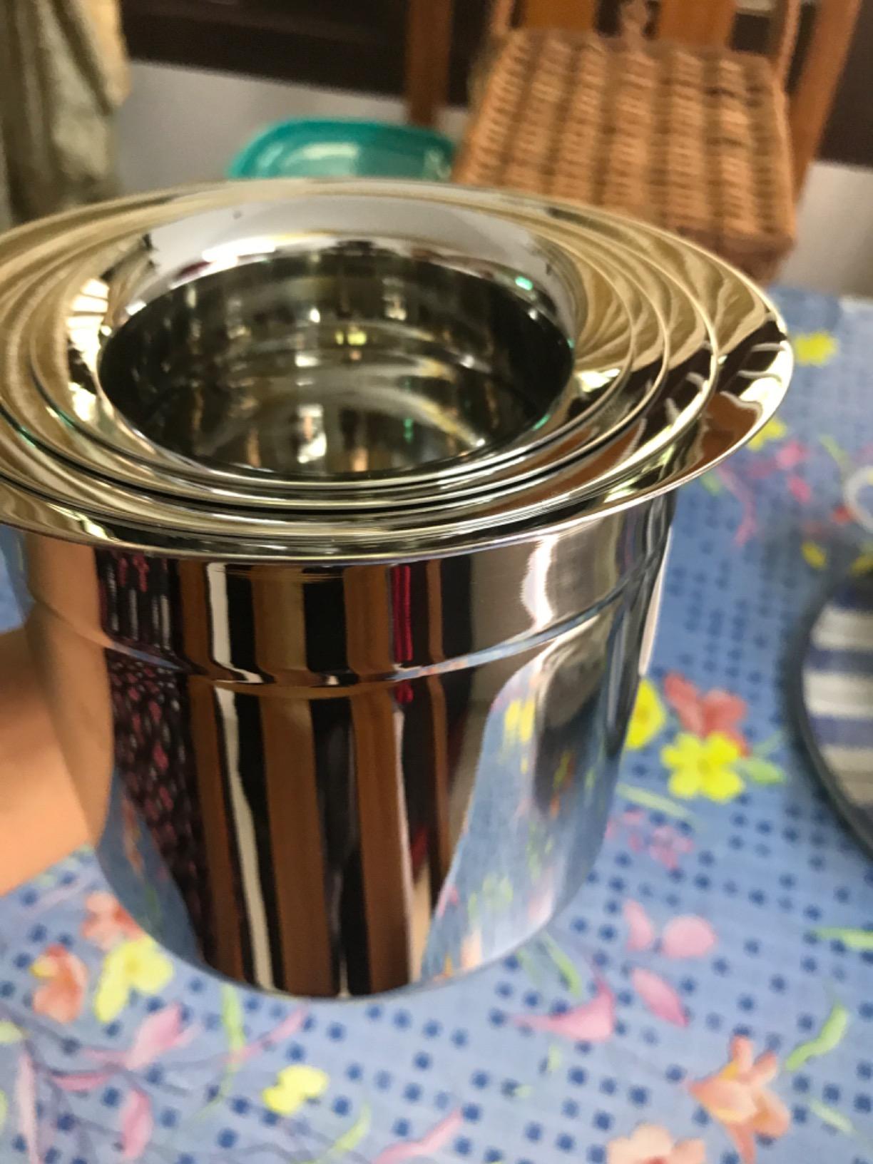 Mukti Premium Stainless Steel Milky Mist Pot,Container,Pot for Storing ...