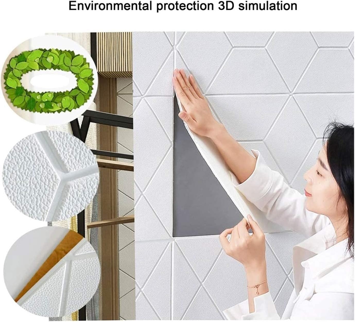 GIUIN Foam Brick Wall Panels 3D Foam Wallboard Decor for Modern ...