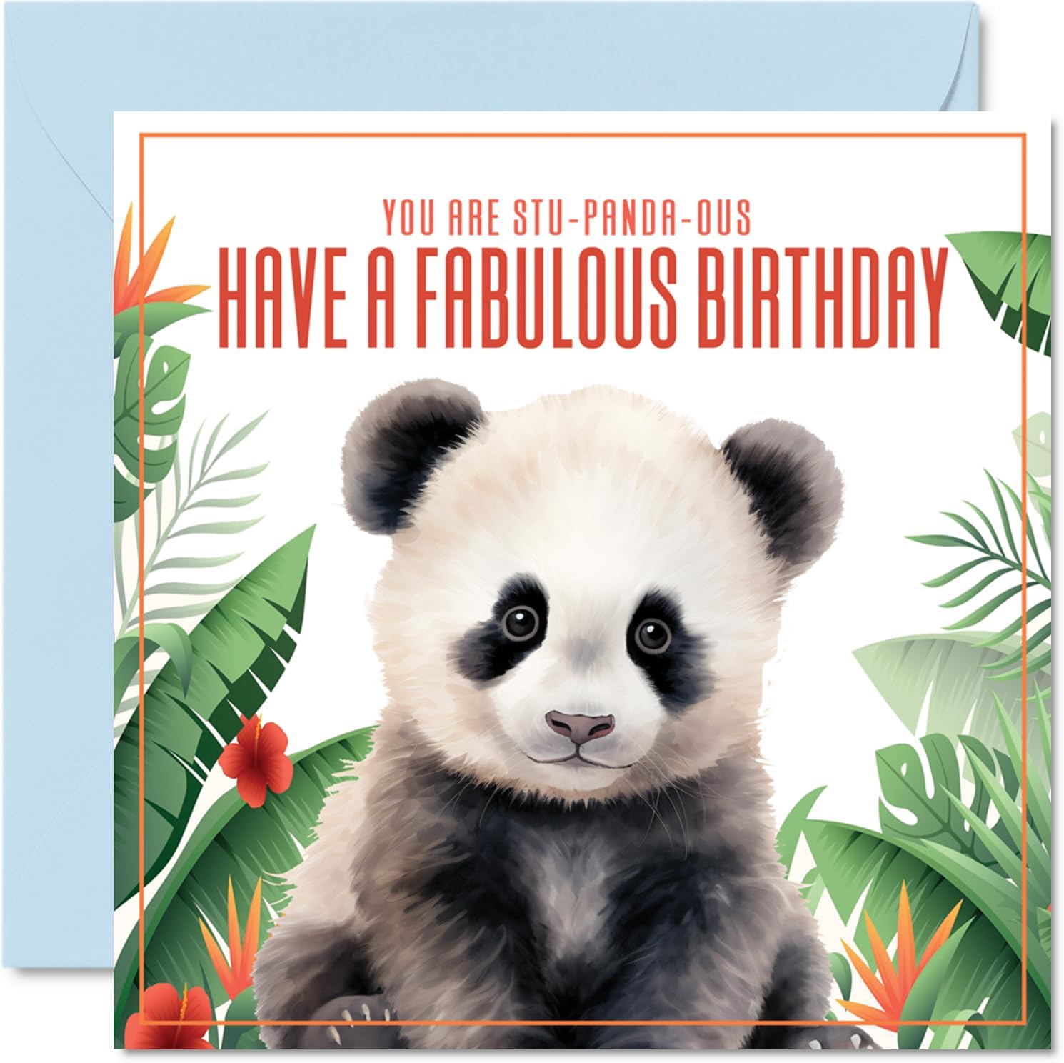 Amazon.com : Panda Birthday Cards for Men & Women - Stu-panda-ous ...
