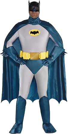 Amazon.com: Men's Plus Size Batman Classic 1966 Costume | Comic ...