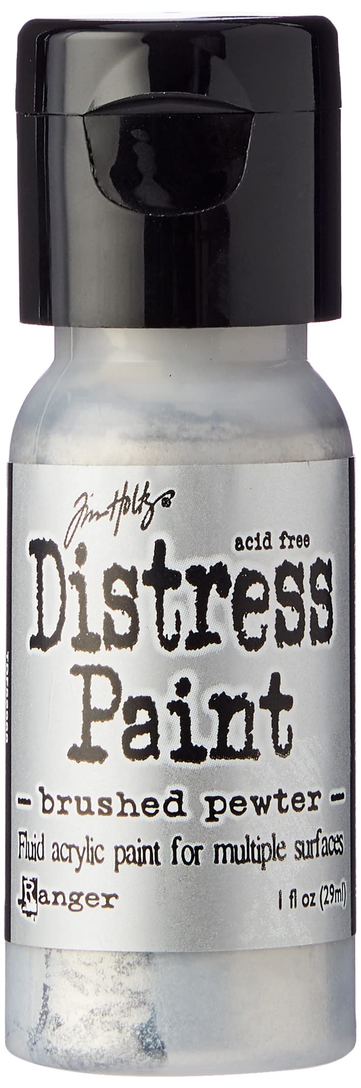 Amazon.com: Ranger TDF52968 Distress Paint Flip Top 1oz-Brushed Pewter