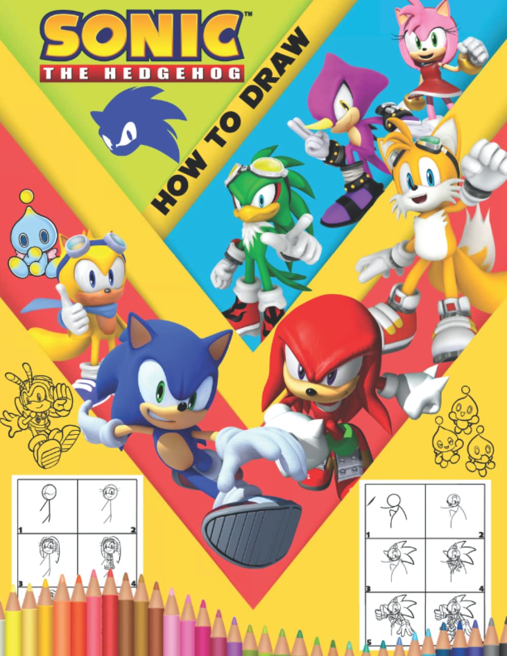 How To Draw Sonic The Hedgehog Step By Step Drawings | Desertcart ...