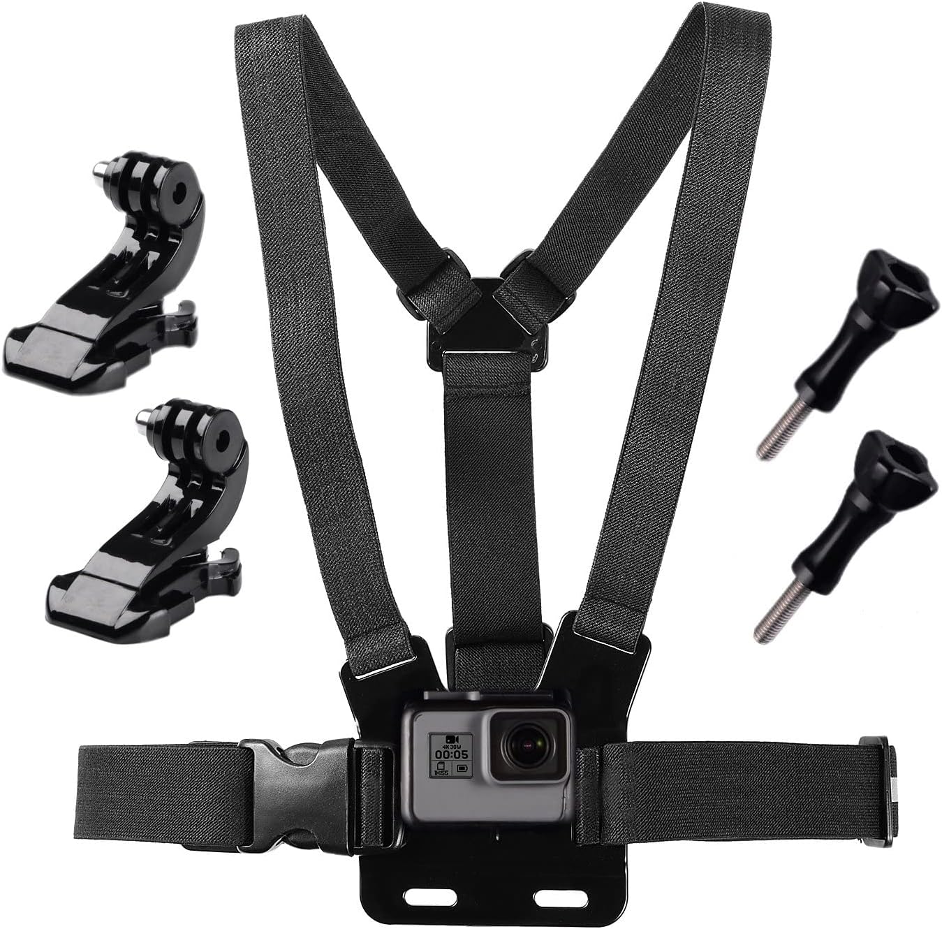 Amazon.com : Luxebell Chest Mount Harness Strap for Gopro Hero 10 9 8 7 ...
