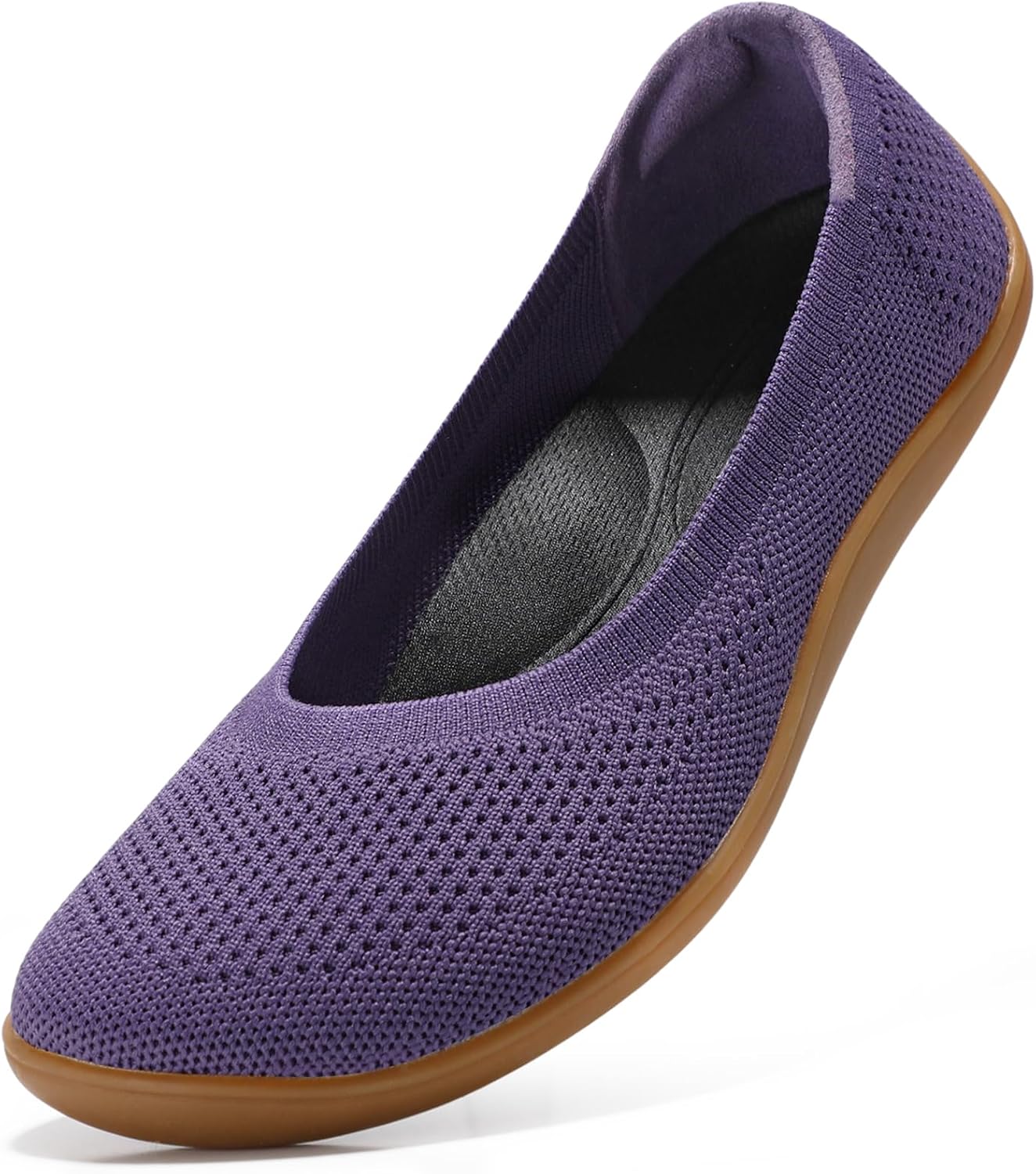 Amazon.com | Bacia Wide Toe Box Women Flat Shoes with Arch Support ...