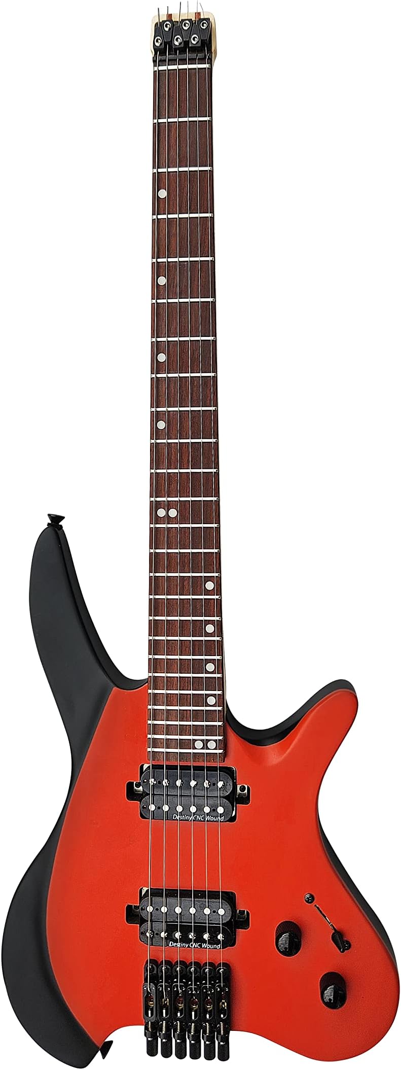 Amazon.com: IYV IYV-ISHL-500 6-String Headless Electric Guitar, 3-Tone ...