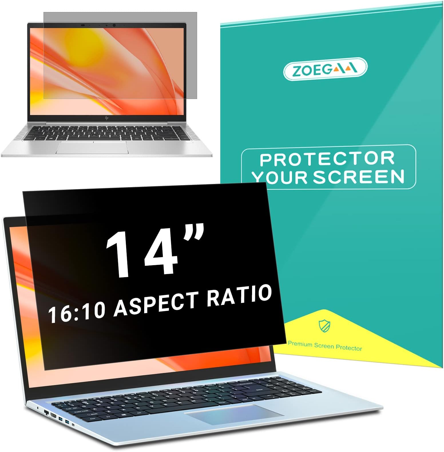 Laptop Privacy Screen 14 Inch, Privacy Screen 16 10 Compatible with ...