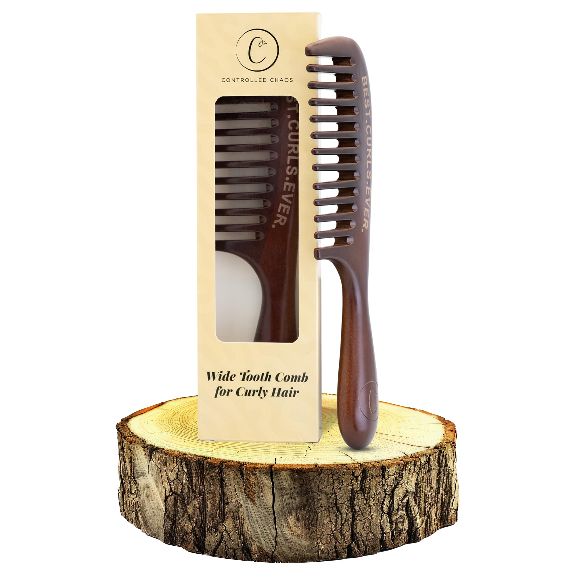 Amazon.com : Controlled Chaos Wide Tooth Comb for Curly Hair – 100% ...