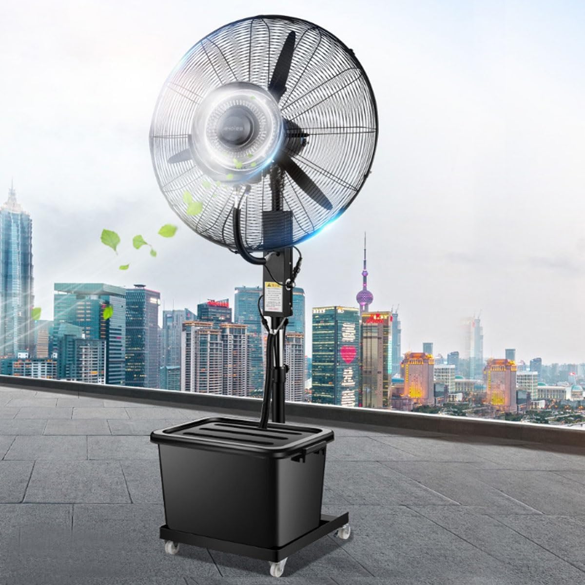Amazon.com: 42L Large Standing Floor Fan,Oscillating Pedestal Fan ...
