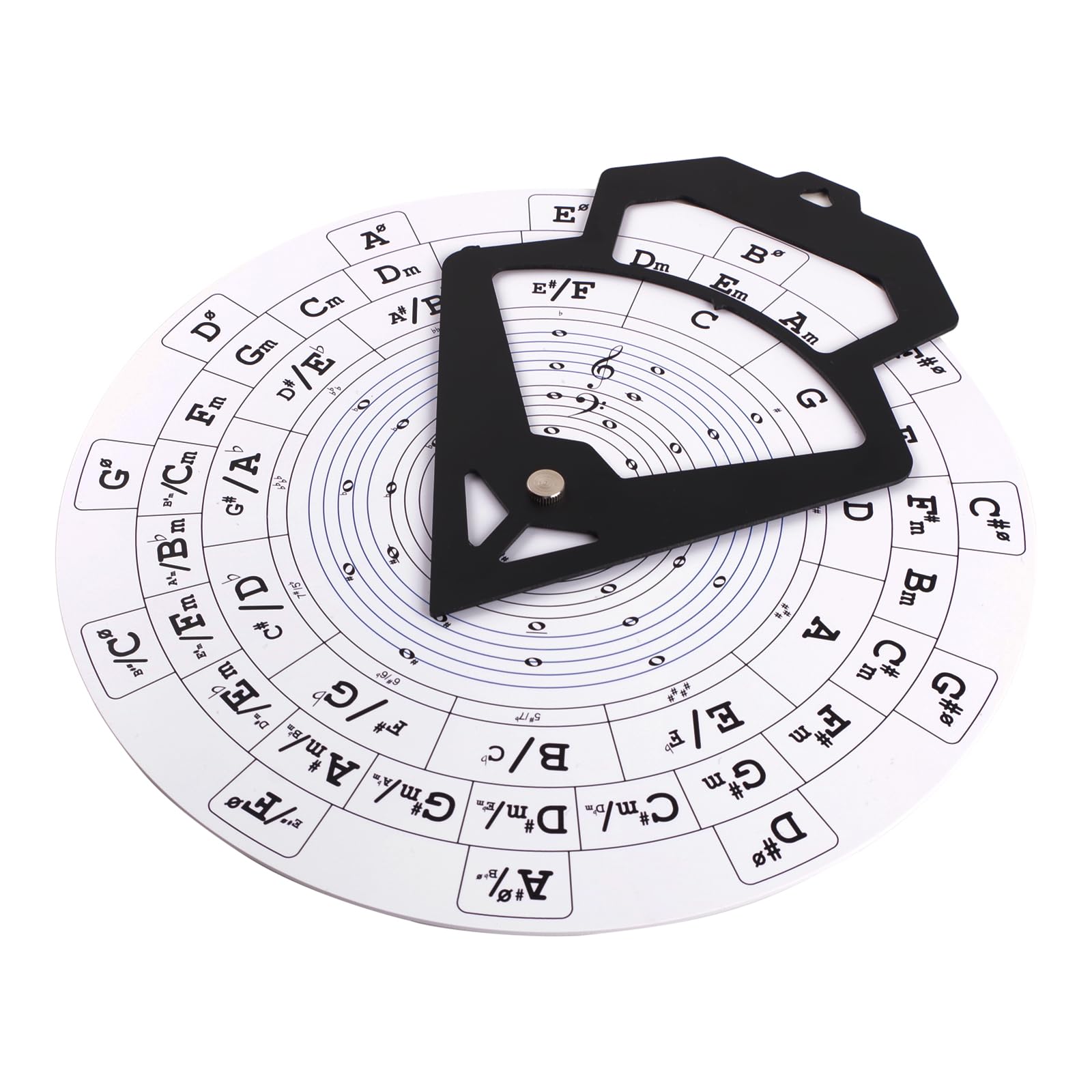 Snapklik.com : Circle Of Fifths Wheel, 12 Wall Mount Music Theory ...