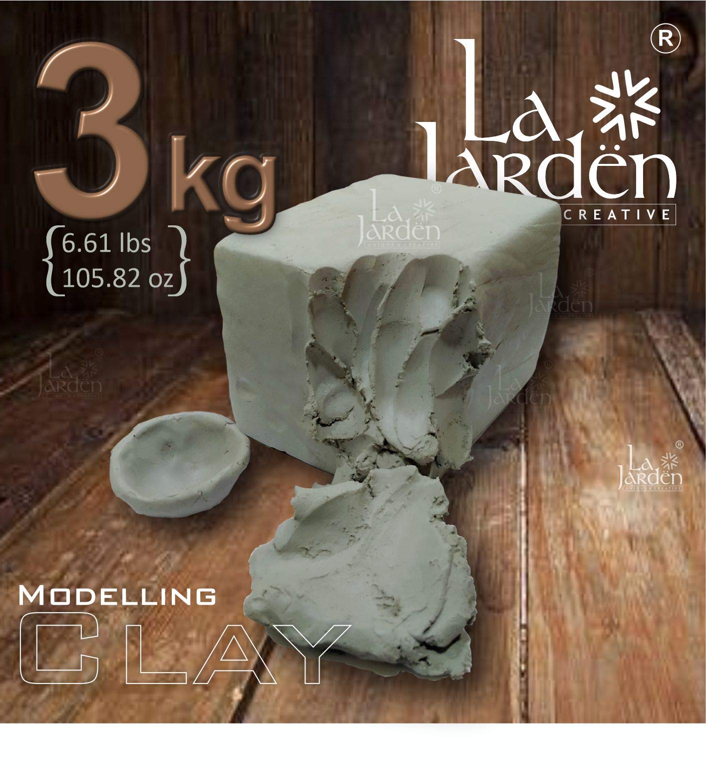 Buy La Jarden® Air Dry, Water-Based Terracotta/Natural/Shadu/Modelling ...