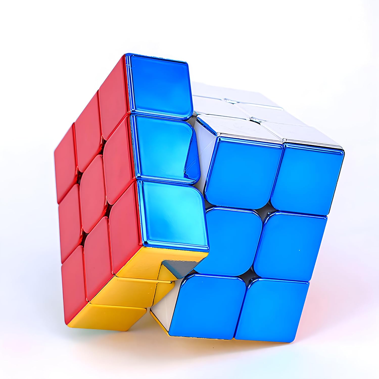 Amazon.com: LiangCuber Metallic Mirror Reflective Speed Cube 3x3 ...