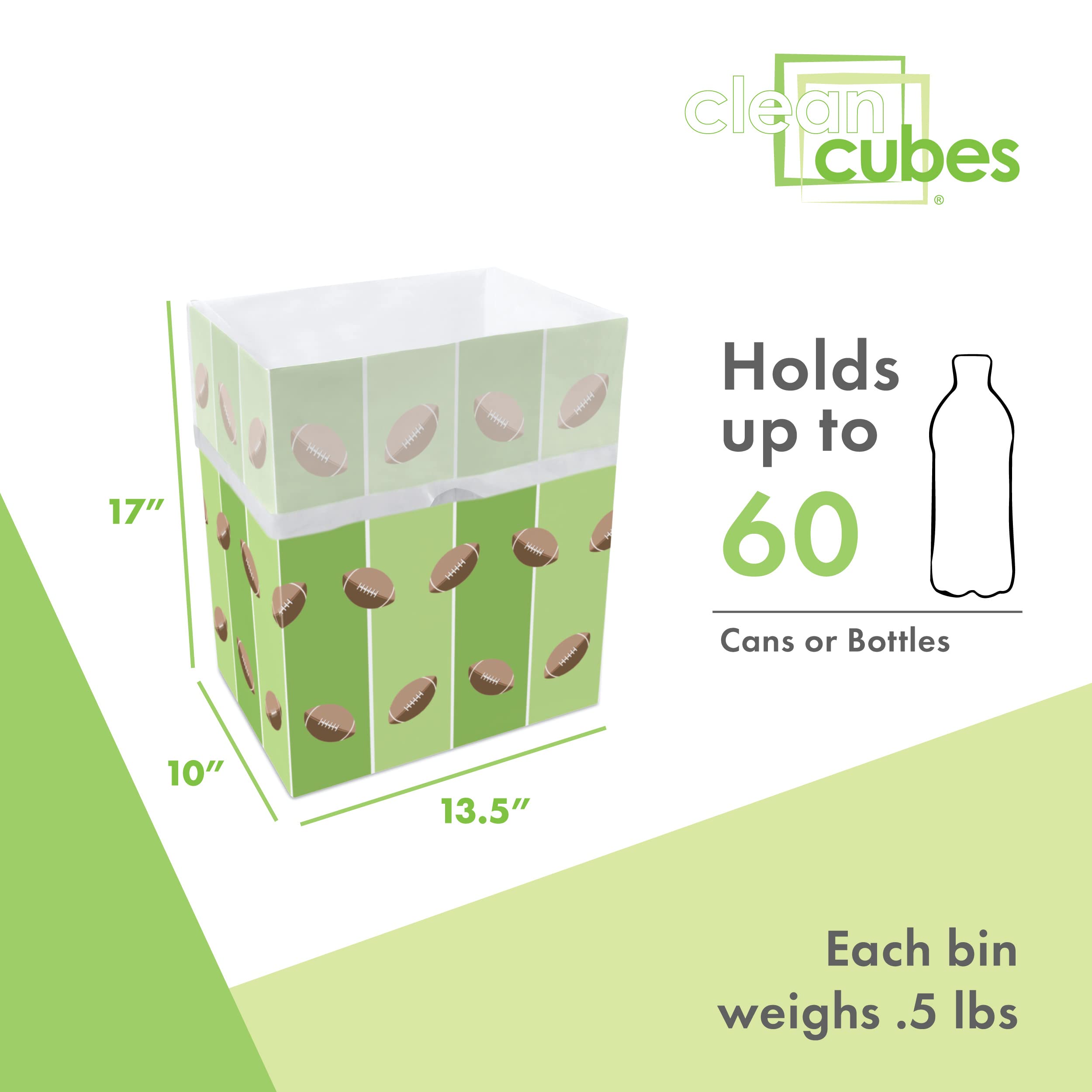 Snapklik.com : Clean Cubes 13 Gallon Disposable Pop-Up Trash Cans (3-Pack)