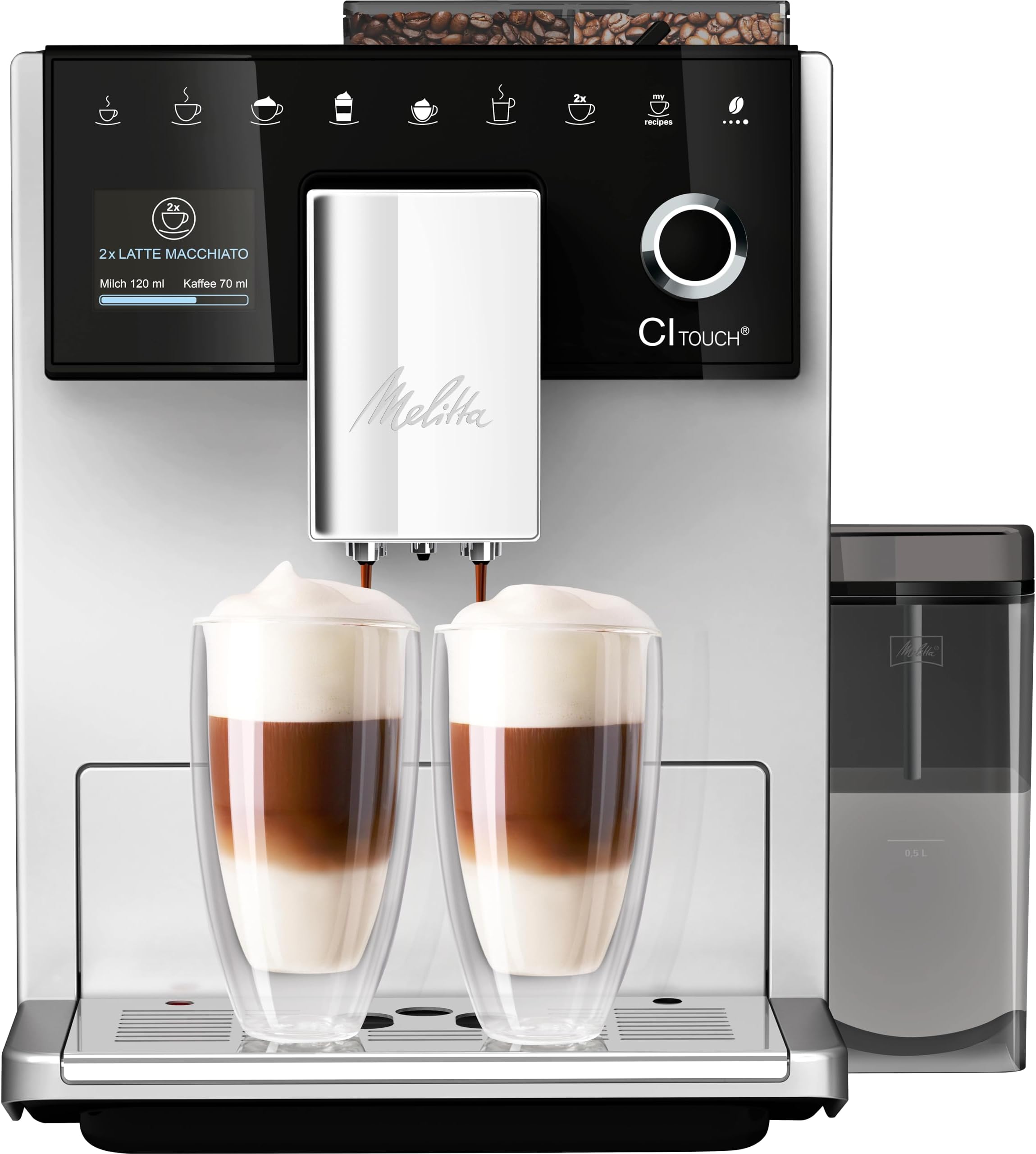 Amazon.de: Melitta Caffeo CI - Kaffeevollautomat - mit Milchsystem ...