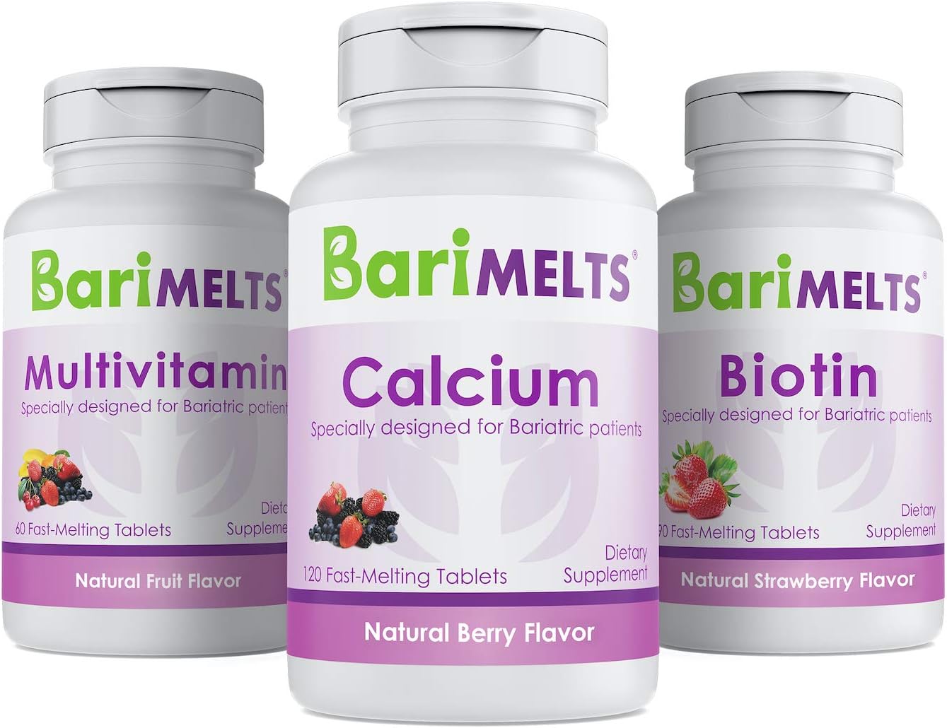 Amazon.com: BariMelts Vitamins - Starter Pack Bundle Includes Calcium ...