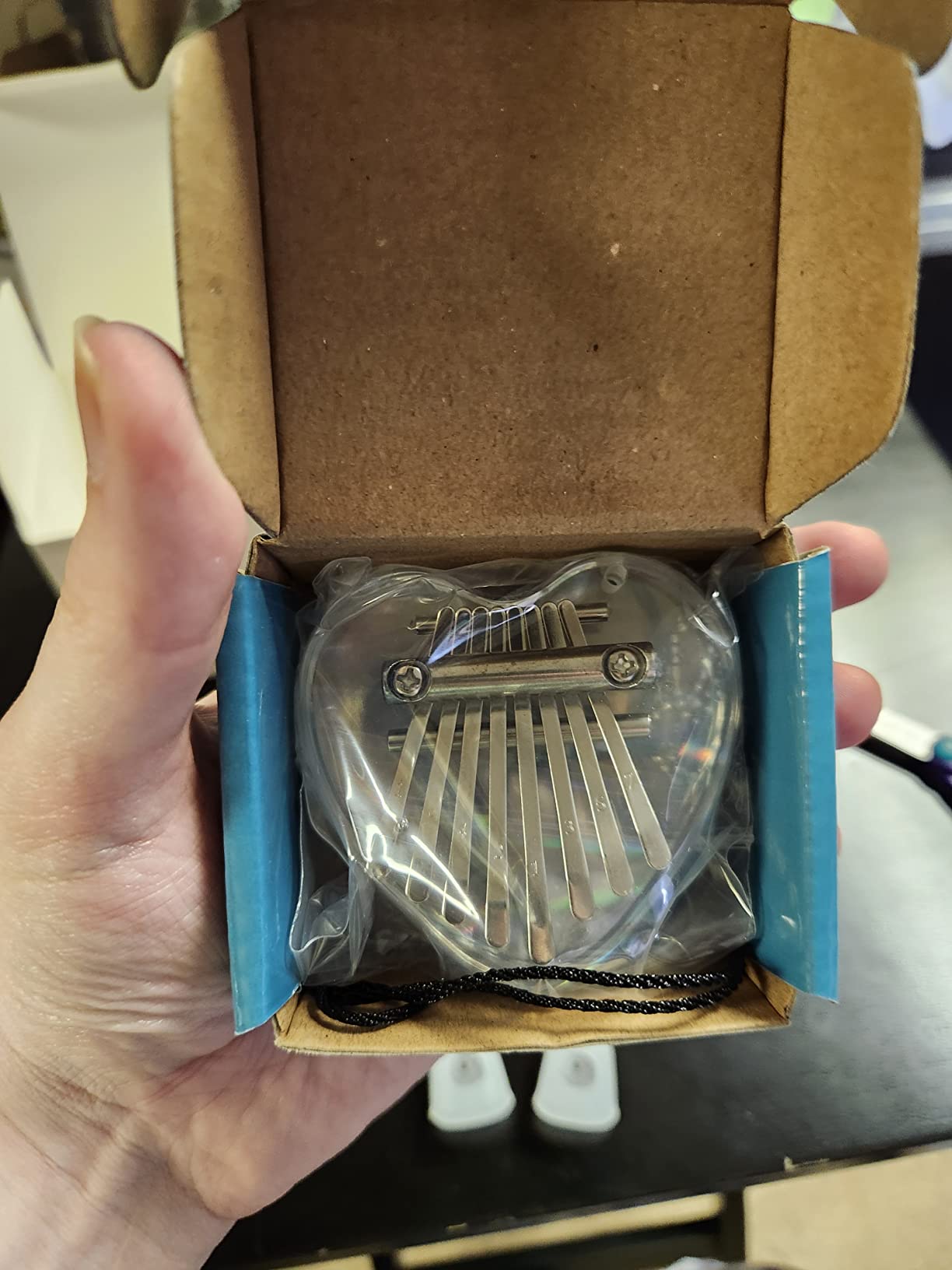 Amazon.com: 7 Pcs 8 Keys Mini Kalimba Piano Sets, Include Mini Finger ...