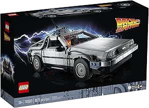 LEGO 10300 Back to The Future Time Machine, construindo 1 de 3 versões do carro de viagem no ...