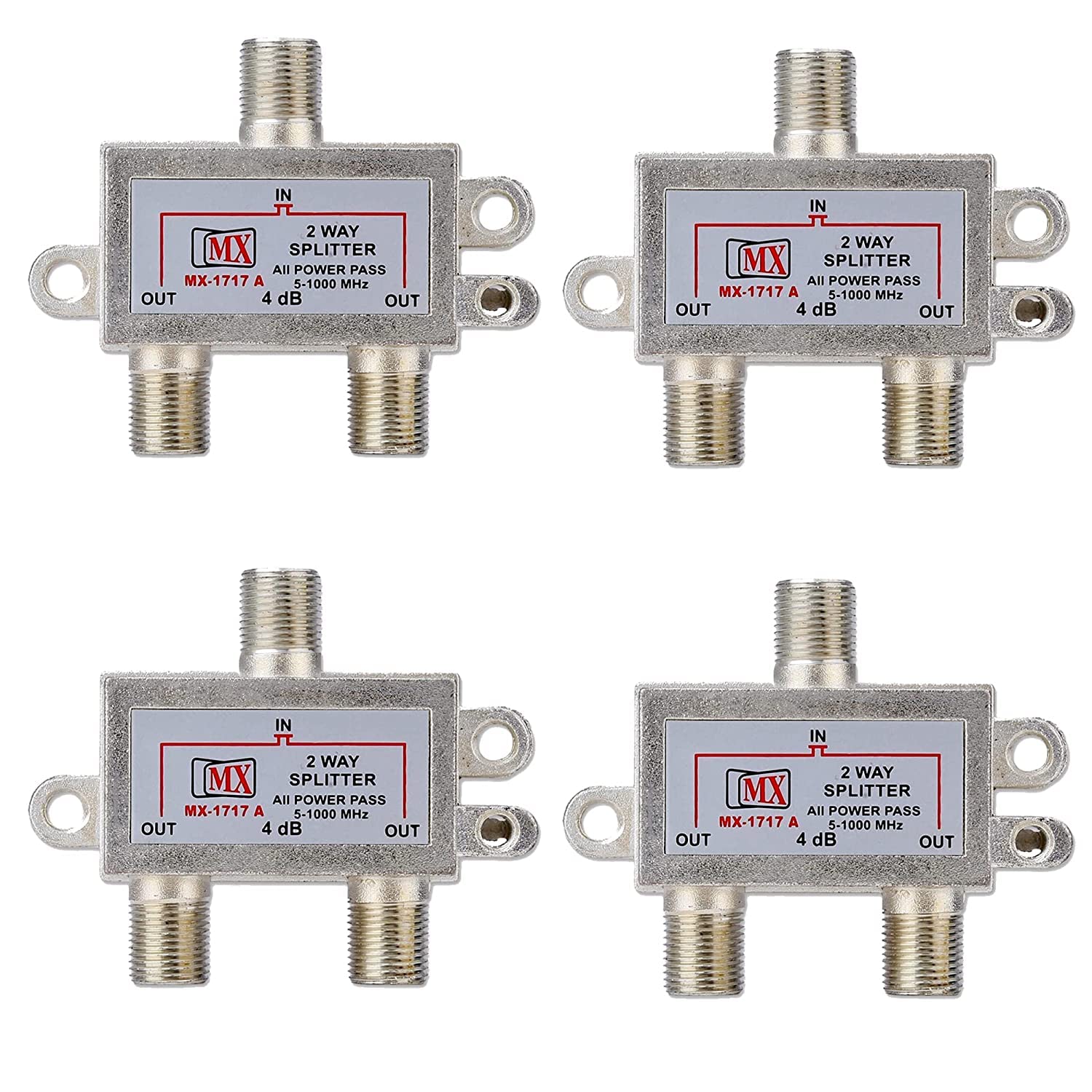 Buy MX 2 Way Splitter (Mini) 1 Ghz Full HD Media Streaming Device ...