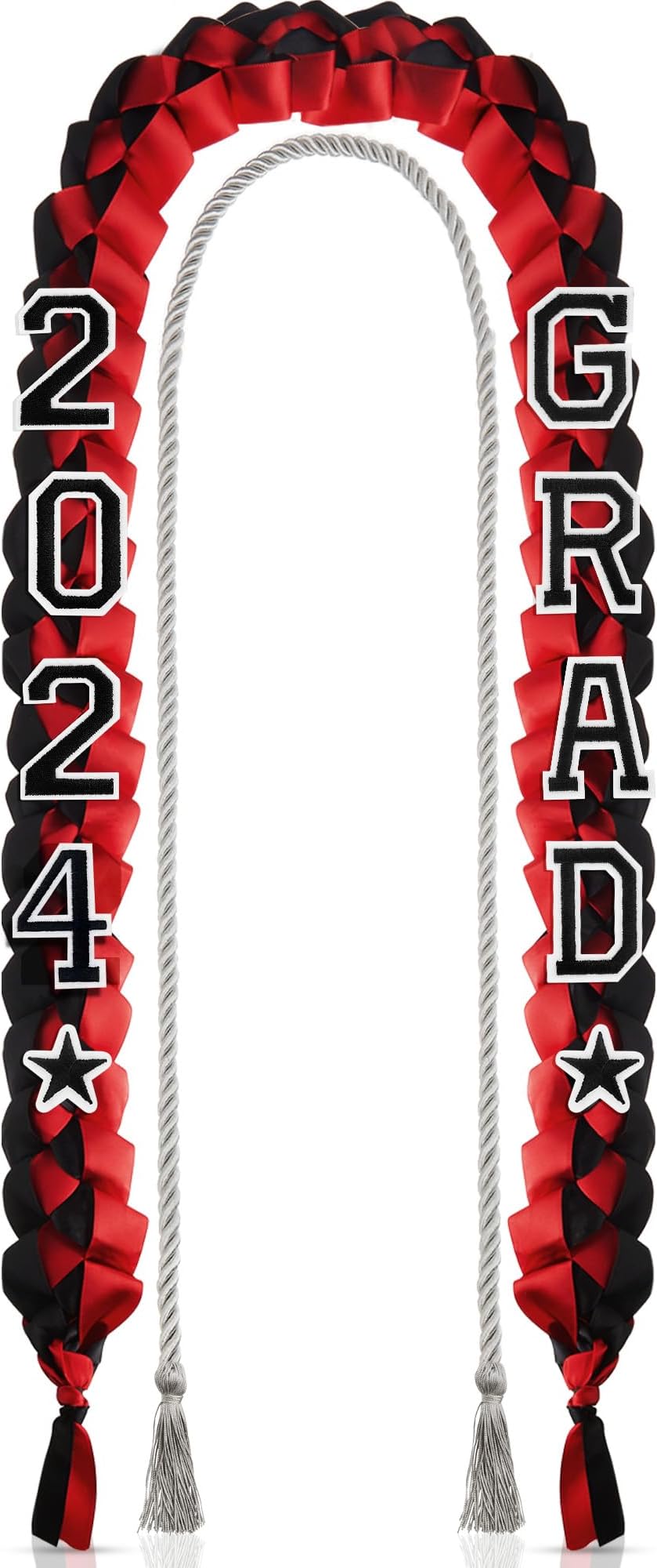 Amazon.com: tiggell 2024 Graduation Ribbon Lei Grad Braided Necklace ...