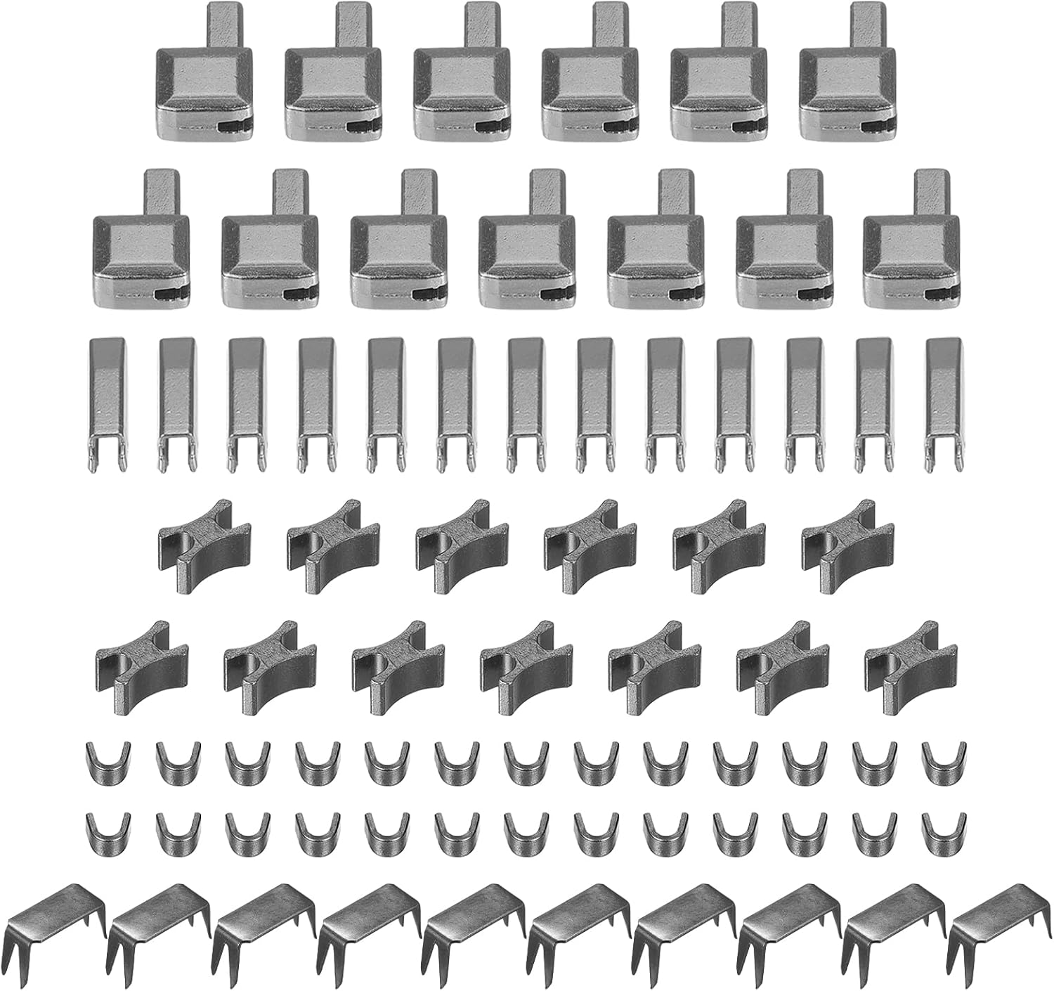 Amazon.com: uxcell Zipper Repair Kits, #8 Metal Latch Slider Retainers ...