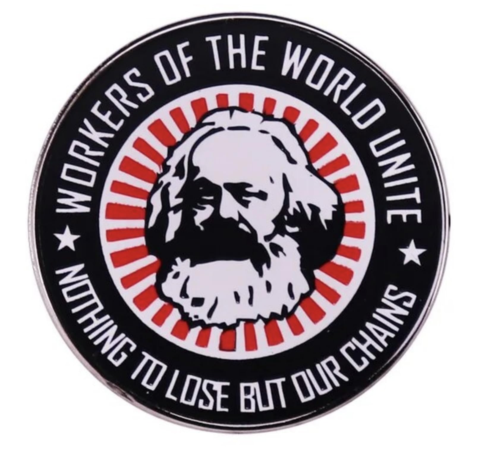Karl Marx Workers Of The World Unite Leftist Poster: Workers Of The