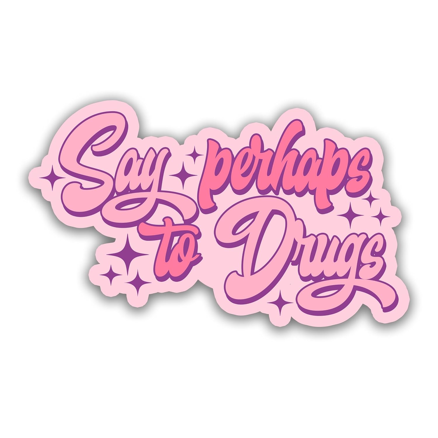 Amazon.com: Miraki Say Perhaps To Drugs Stickers, Water Assistant ...