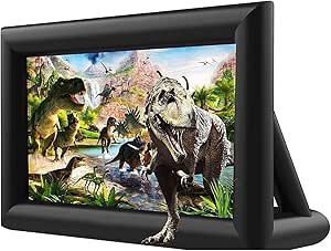 Amazon.com: Projector Screen 8FT 16FT Inflatable Portable Outdoor and ...