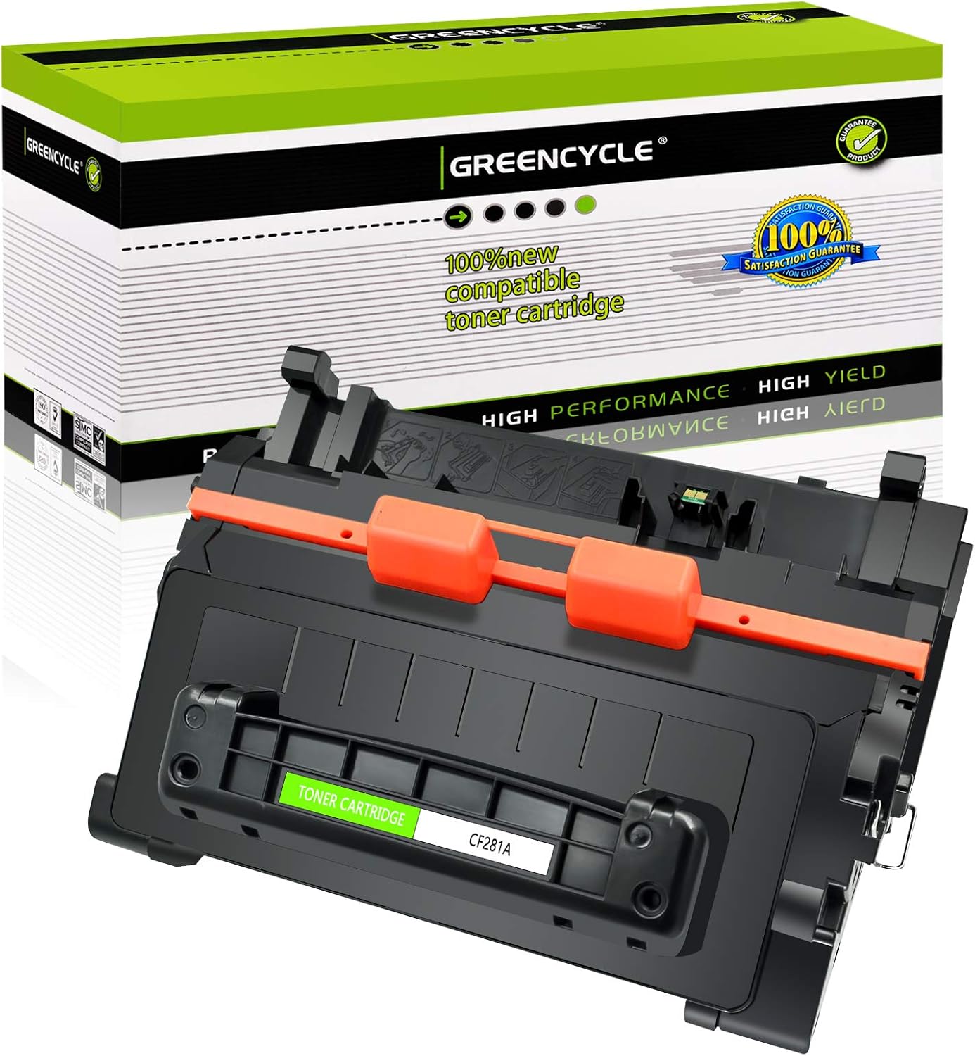 GREENCYCLE Compatible Toner Cartridge Replacement for HP 81A CF281A Use ...