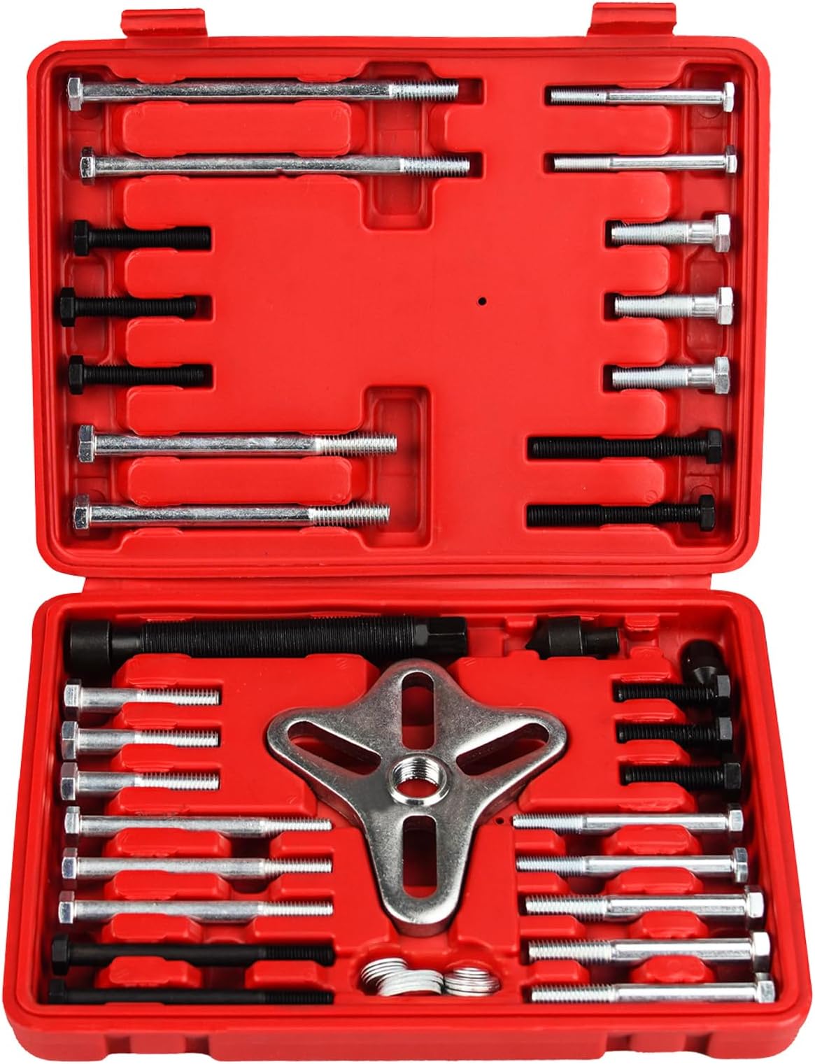 Amazon.com: Bicos 46pcs Harmonic Balancer Puller Set Crankshaft Pulley ...