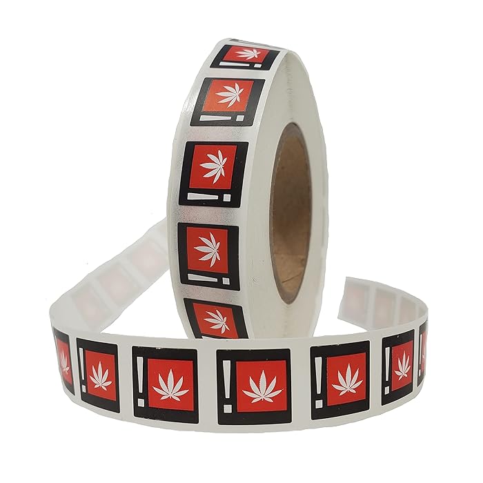 Buy Kovot RX Medical 1500 Warning Labels Stickers Red Universal Symbol ...