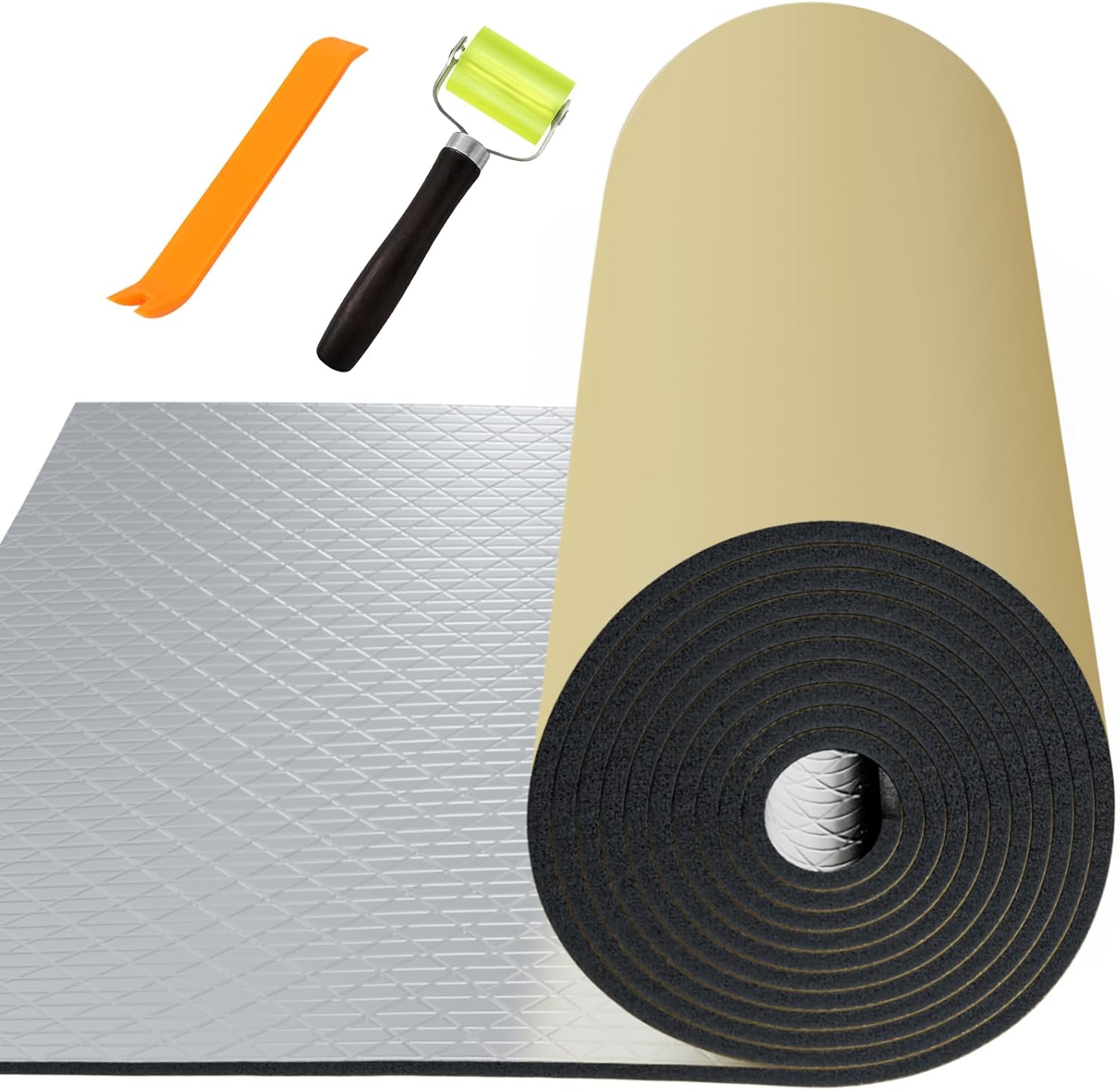 Amazon.com: GOSCHE 394 Mil 36.6 Sqft Sound Deadener with Tools, Car ...